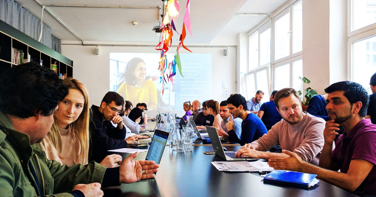 Job application workshops for refugees - help alliance